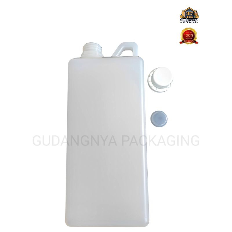 Jual Jirigen Ukuran 1Liter / 1000mL - Jerigen 1000mL Putih Susu ...