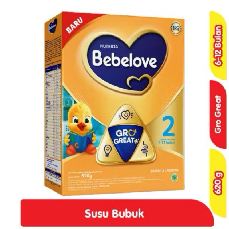 Jual Bebelove gro great 2 620g (susu formula lanjutan) | Shopee Indonesia