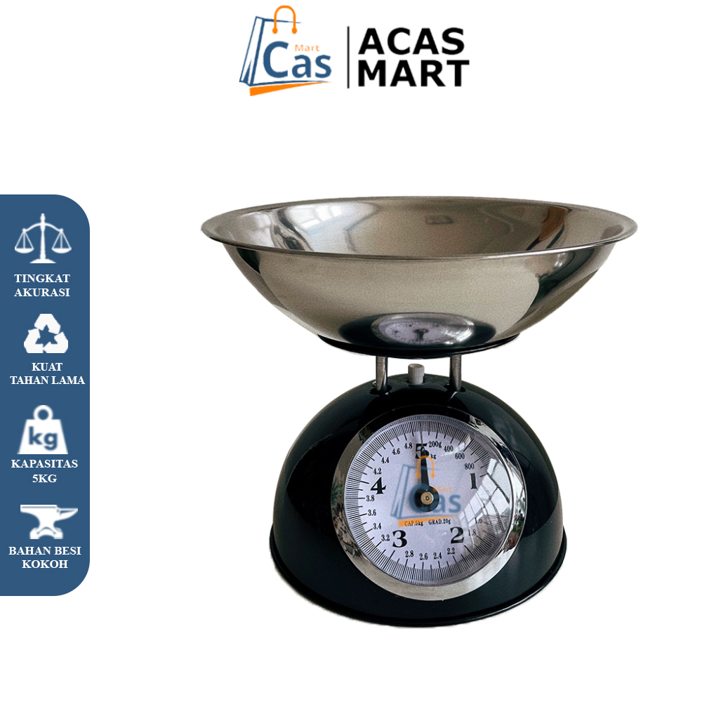 Jual AM Timbangan Analog 5 Kg RETRO KCC-4 Jarum Manual Timbangan Dapur Buah Telur Daging Sayur ...