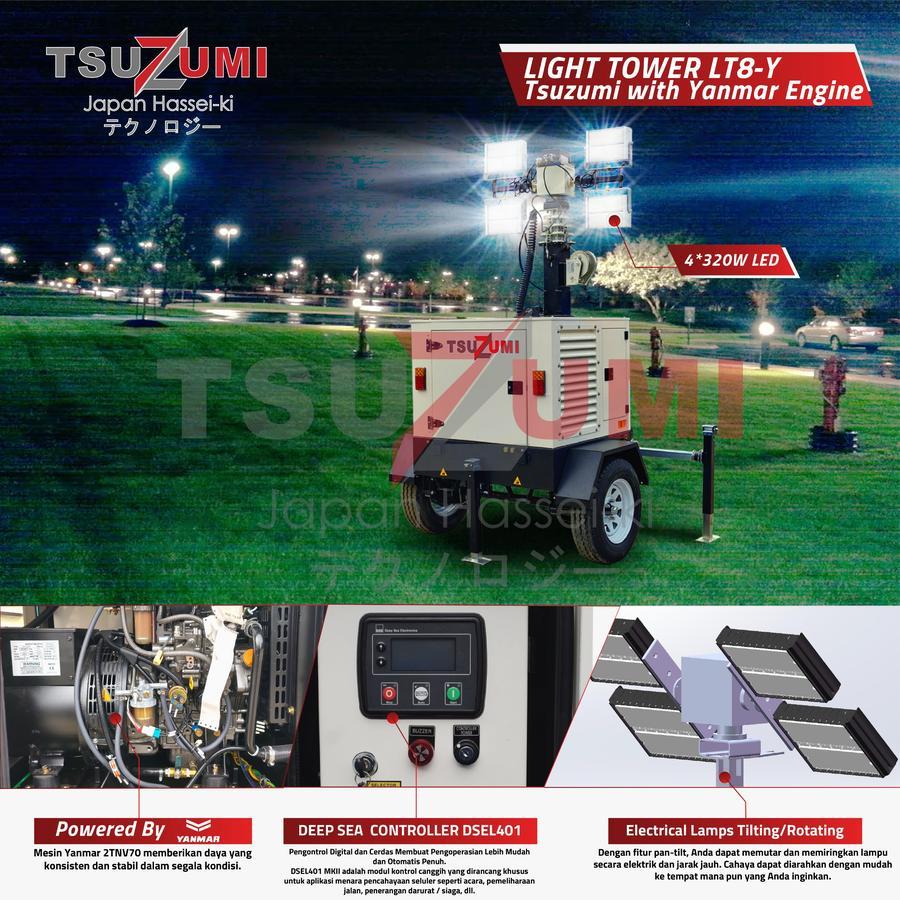 Jual Tower Light Tsuzumi LT8 - Y / Light Tower Yanmar Japan Technology ...