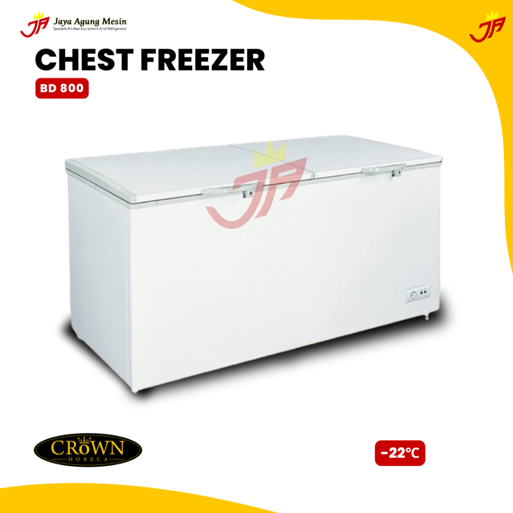 Jual CROWN Chest Freezer Box Crown BD-800 / Chest Freezer Crown BD 800 ...
