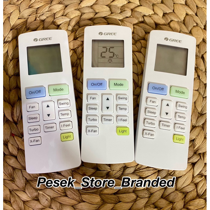 Jual Remot Remote Ac Gree Inverter YAW1F Original dan baru garansi 1 ...