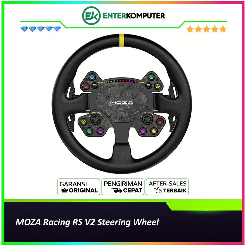 Jual MOZA Racing RS V2 Steering Wheel | Shopee Indonesia