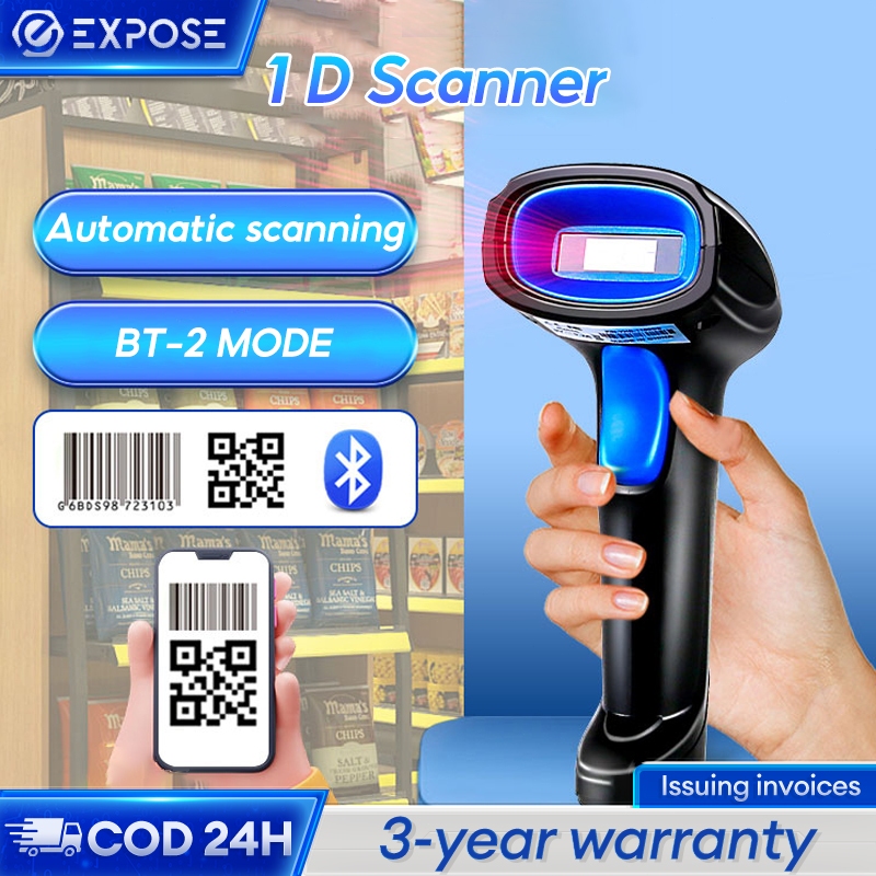 Jual Scanner Barcode 1D AutoScan Support Scanner Wireless Bluetooth ...