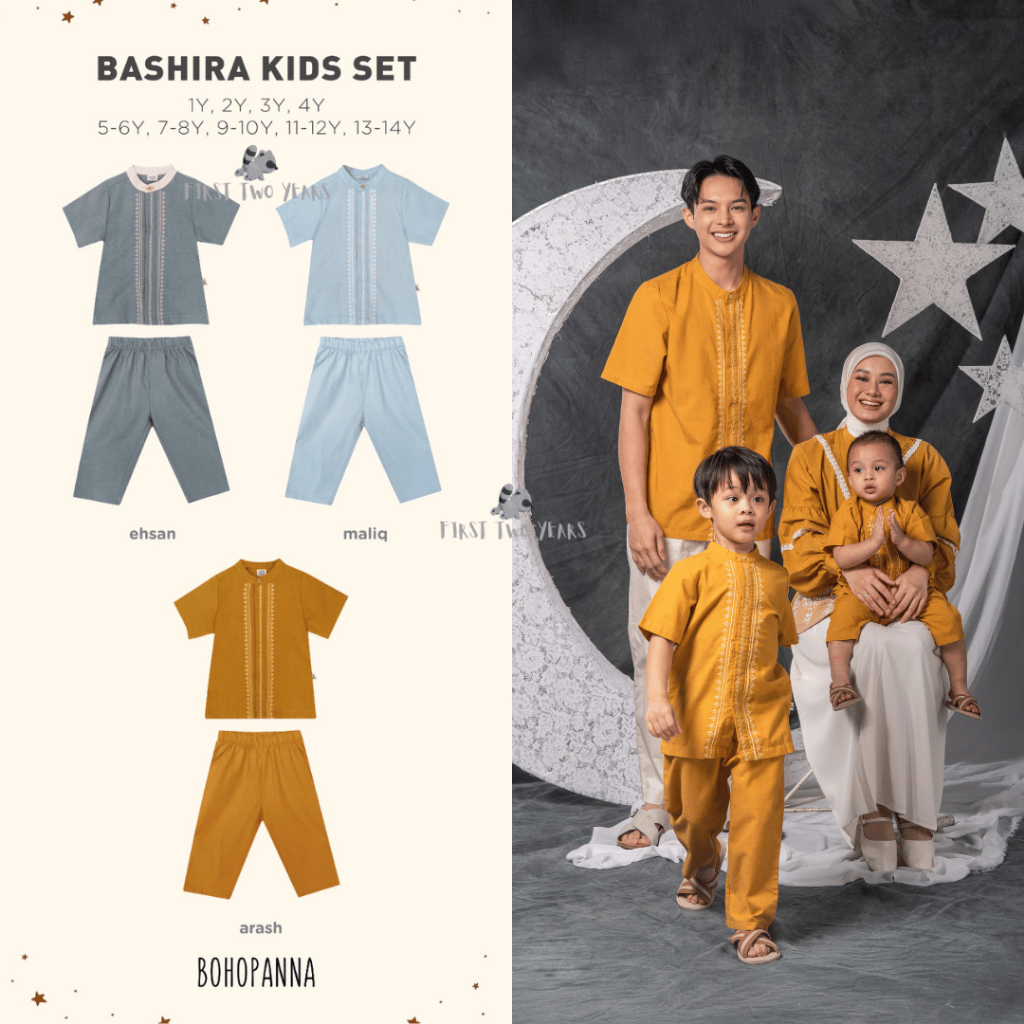Jual Bohopanna - Bashira Kids Set / Ramadhan Raya Lebaran Collection Baju Koko Anak | Shopee ...