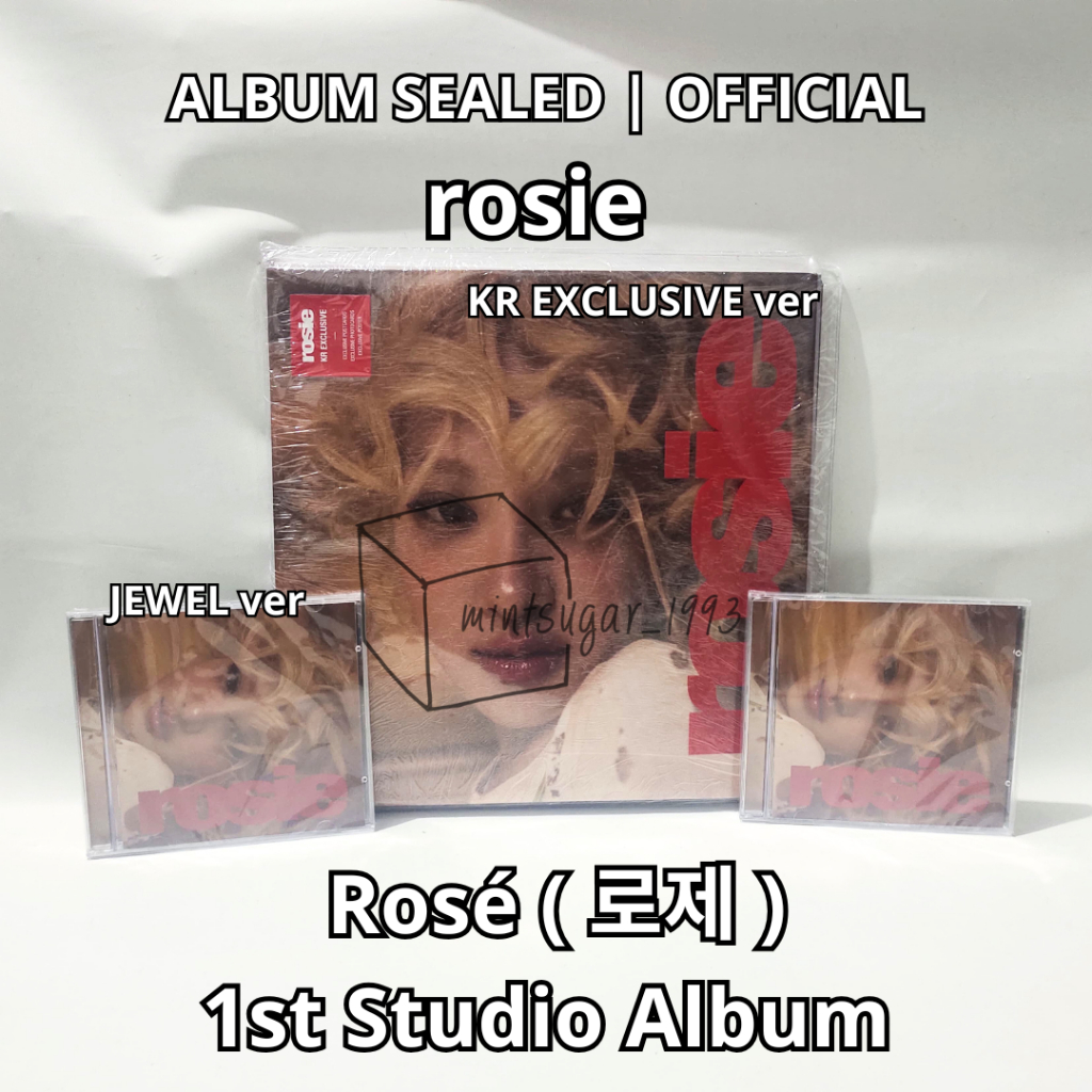 Jual [ READY SEALED ] Rosé ( 로제 ) - 1st Studio Album ‘ rosie ’ [ KR ...