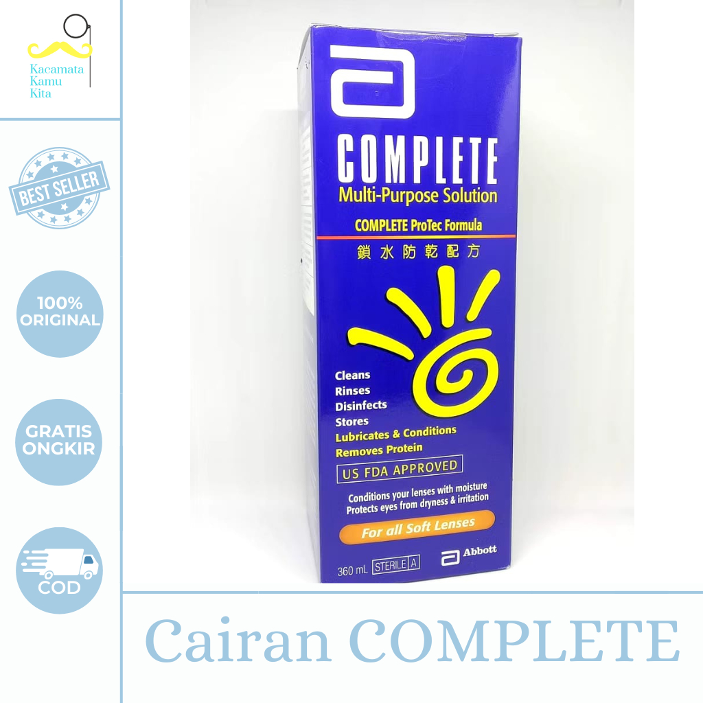 Jual Cairan Softlens COMPLETE Multipurpose Solution 360ml | Shopee ...
