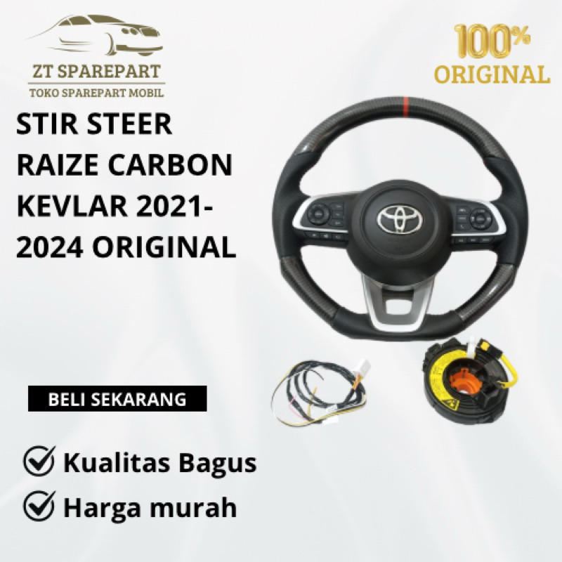 Jual STIR STEER RAIZE CARBON KEVLAR 2021-2024 ORIGINAL | Shopee Indonesia