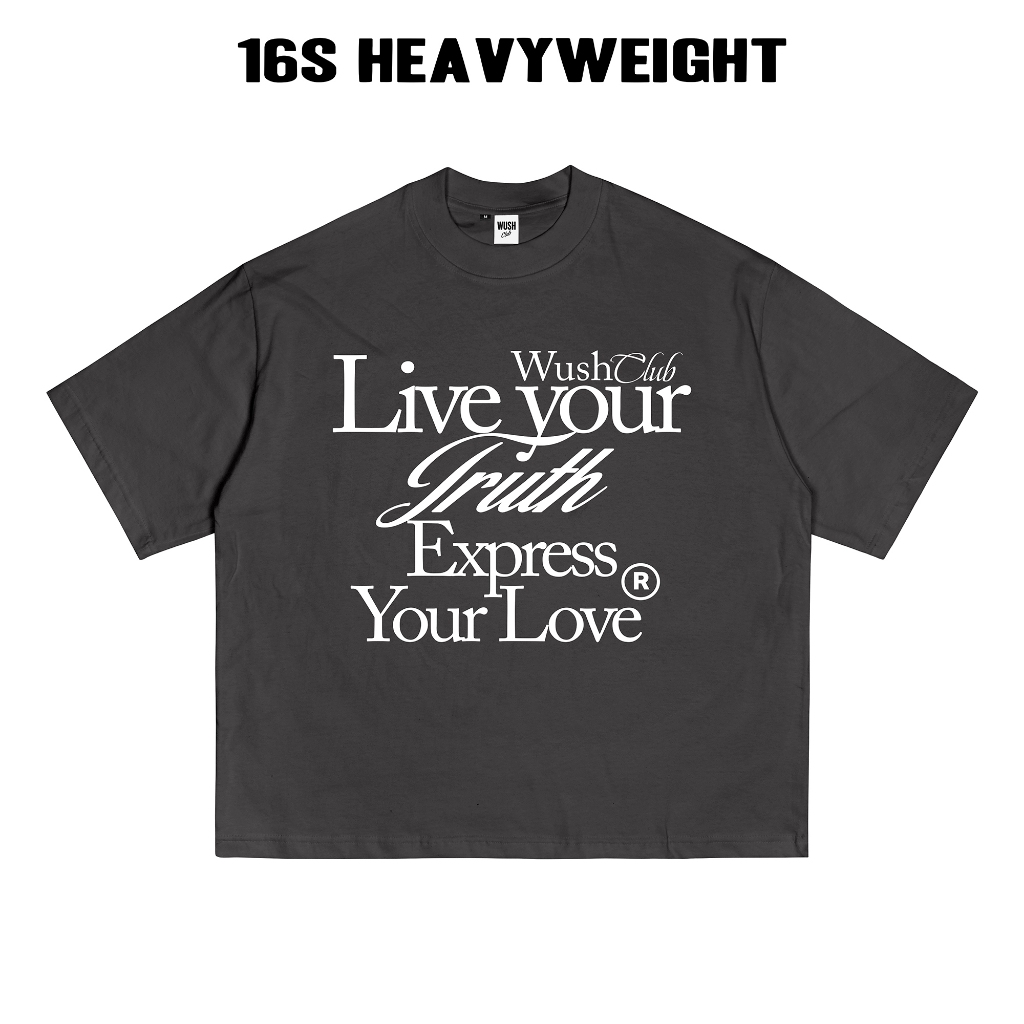 Jual WUSH CLUB 16S BOXY FIT HEAVYWEIGHT TEE BAJU KAOS DISTRO PRIA ...