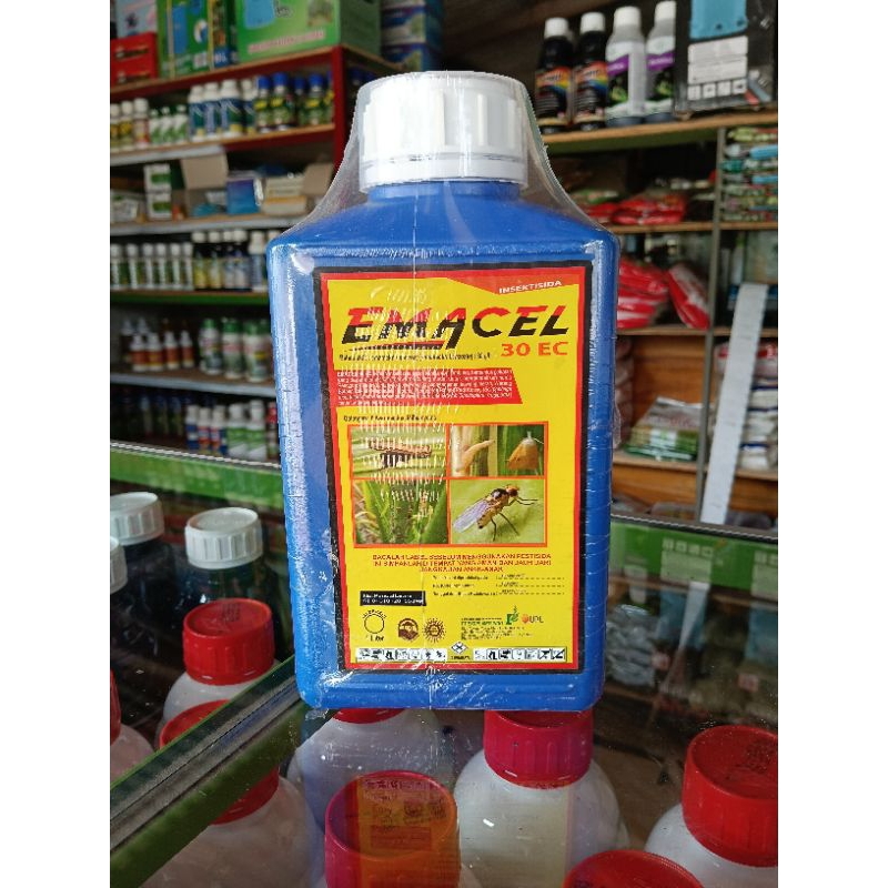 Jual Insektisida Emacel 30 EC Kemasan 1 Liter Emamectin Obat Racun ...