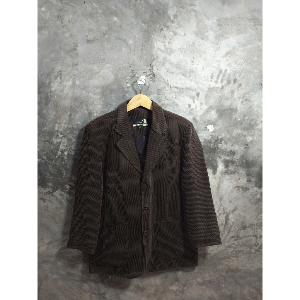 Jual JAS BLAZER CORDUROY COKLAT BY AUDI VINTAGE | Shopee Indonesia