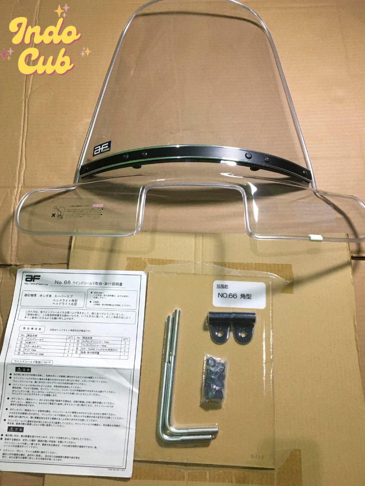 Jual Windshield Asahi Supercub JDM Made in Japan Original New Import ...
