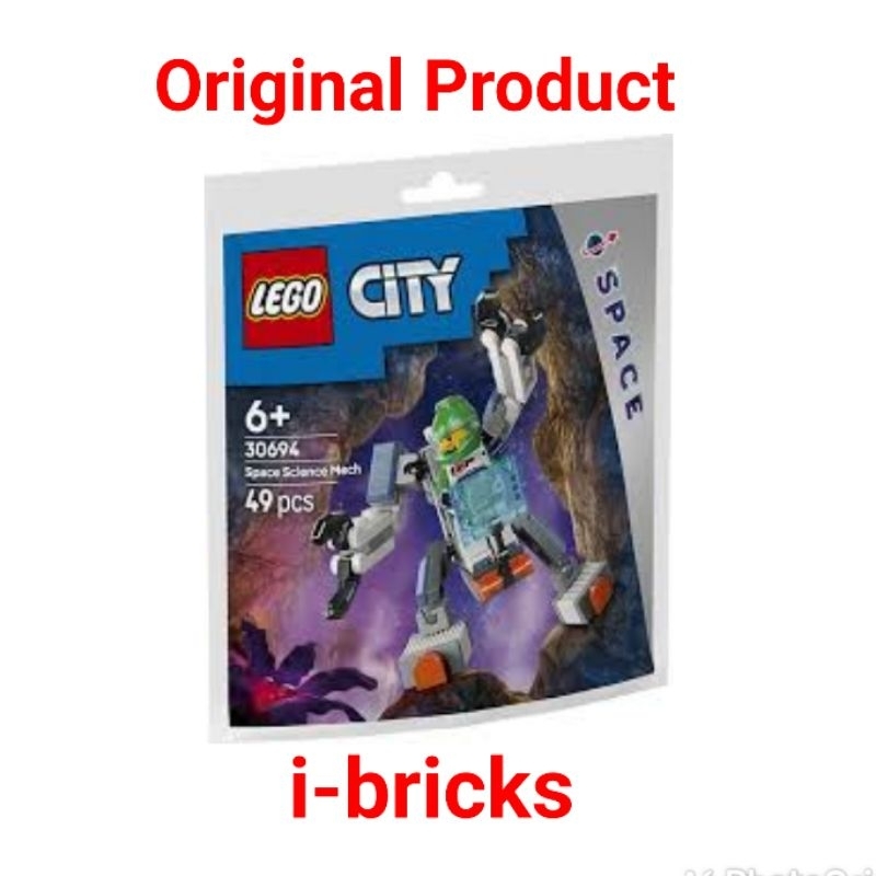 Jual Lego City Polybag 30694 Space Science Mech | Shopee Indonesia