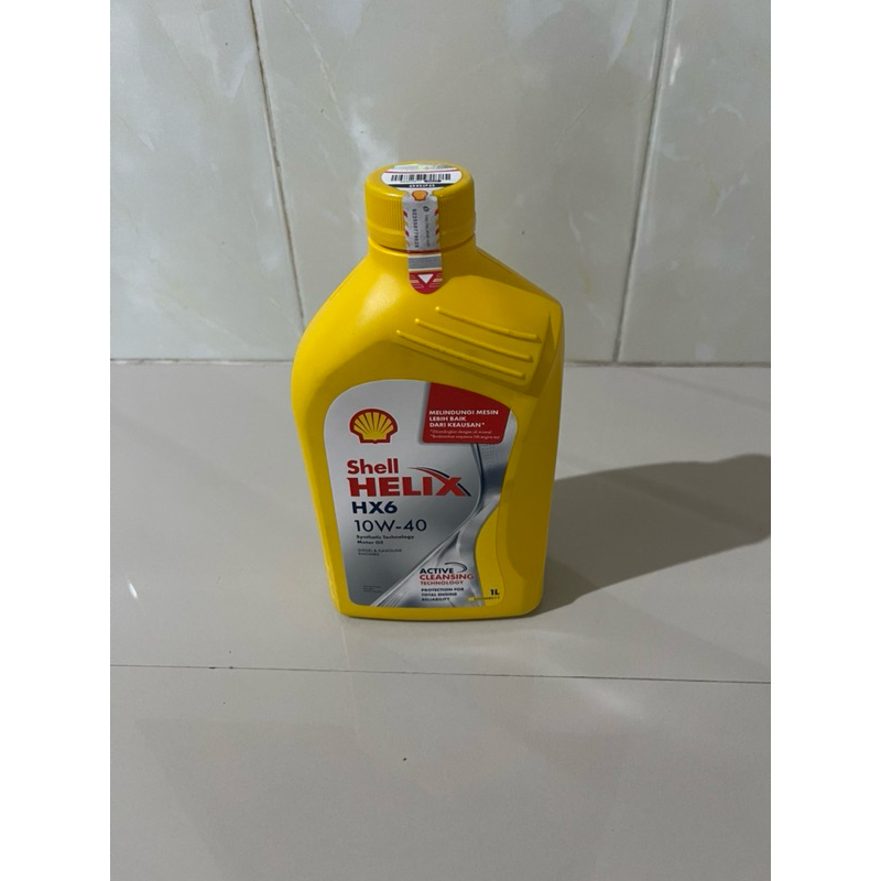 Jual Oli Shell Helix HX6 SAE 10W-40 (1L) Ori Garansi 100% | Shopee ...