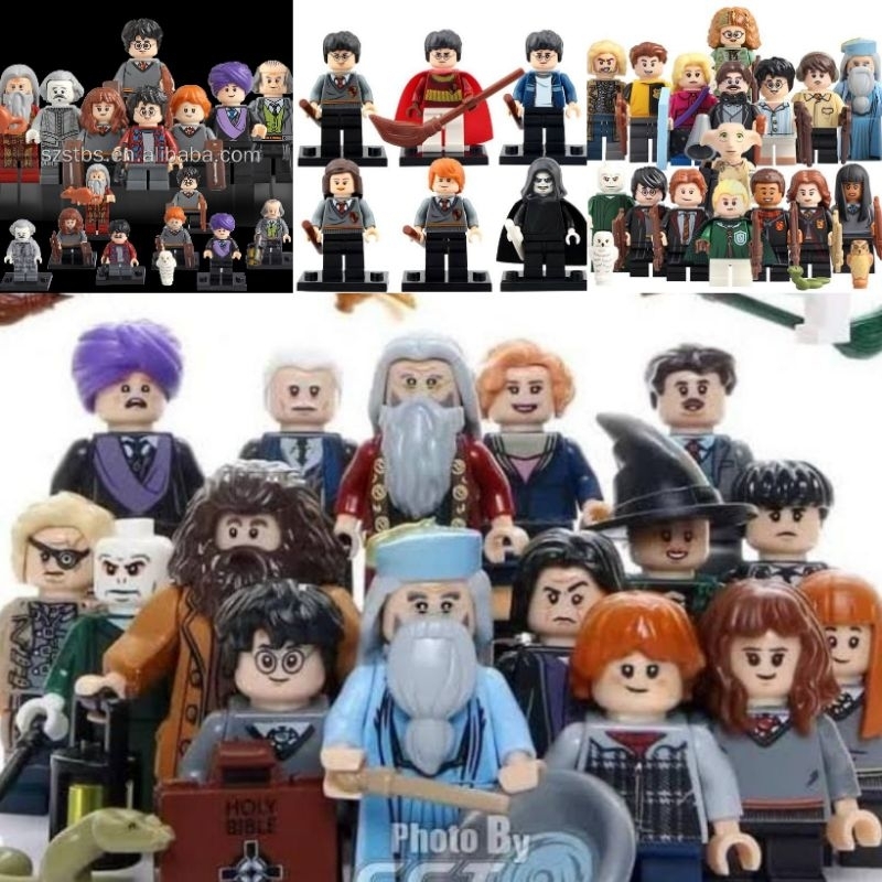 Jual Mainan DIY Figure 4cm Seri Harry Hermione Ron Potter Voldemort ...