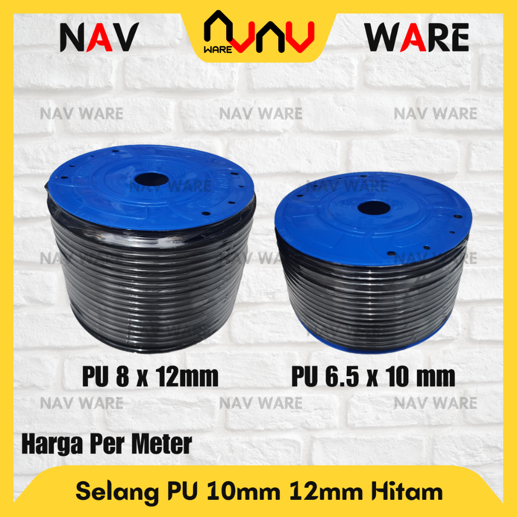 Jual Selang PU 10mm 12mm Polyurethane Hose Ukuran (PU ID 6.5mm x OD 10mm) / (PU ID 8mm x OD 12mm ...