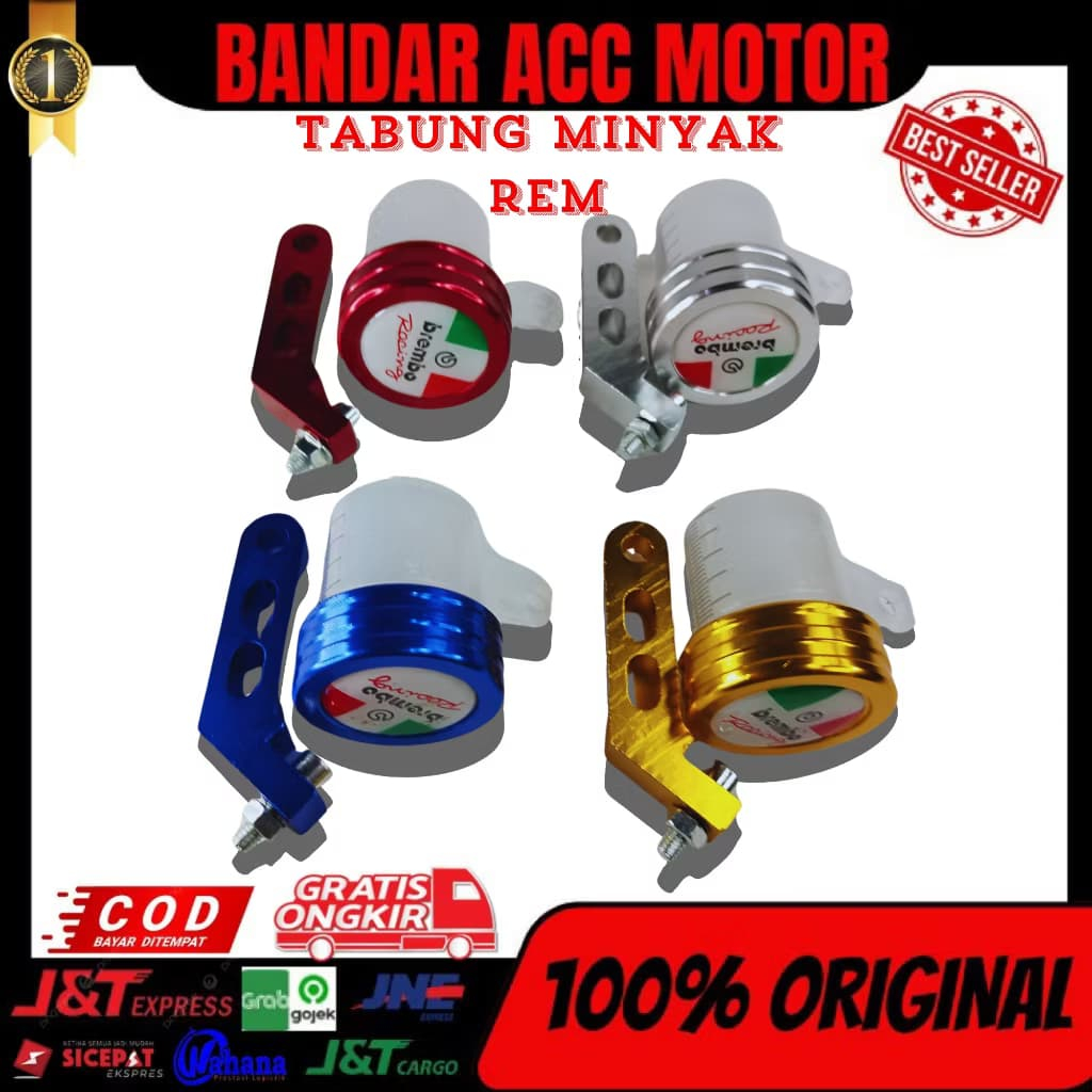 Jual PROMO TABUNG TEMPAT OLI REM PLUS BRECKET BREMBO MINYAK REM OLI ...