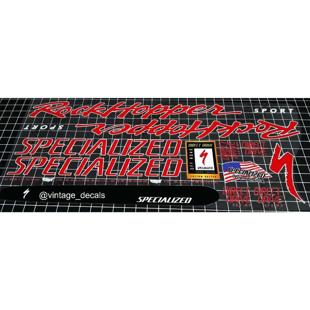 Jual sticker decals replacement Specialized Rockhopper sport comp ultra ...