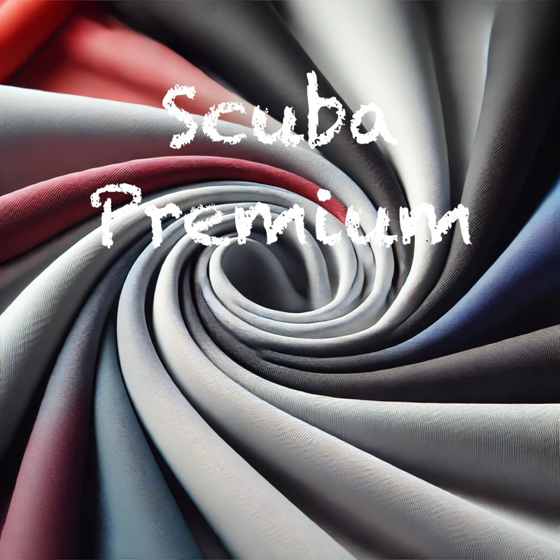 Jual Kain Scuba Polos Premium / Bahan Skuba Polos Premium (Harga Per 1 ...