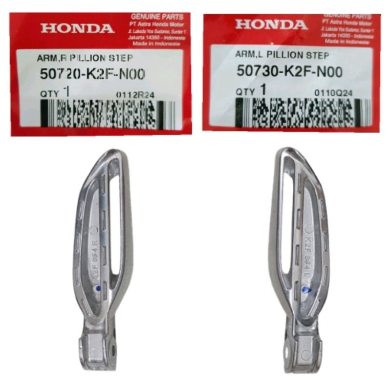 Jual 50730-K2F-N00 DAN 50720-K2F-N00 FOOT STEP PILLION PIJAKAN KAKI ...