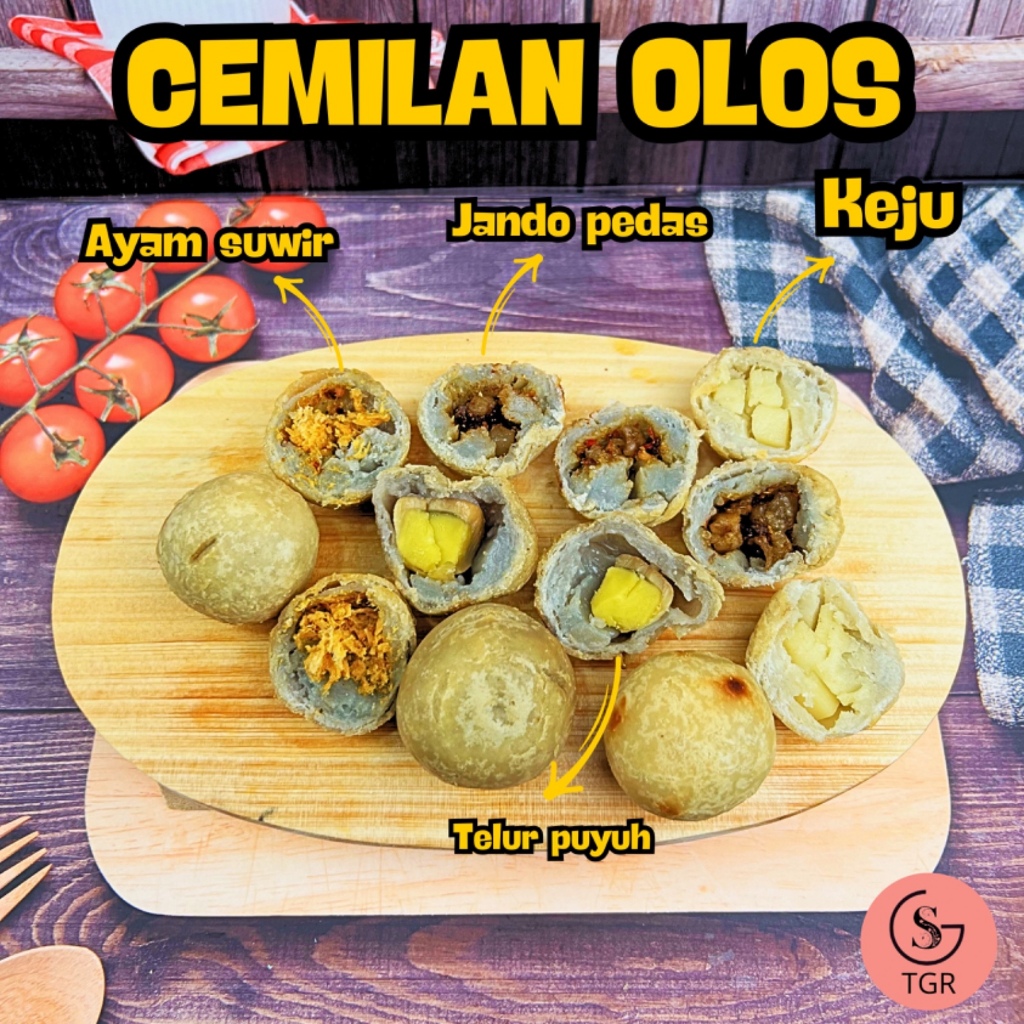 Jual CEMILAN OLOS ISI 8 MIX RASA BERVARIASI ISI AYAM,TELUR PUYUH,KEJU ...