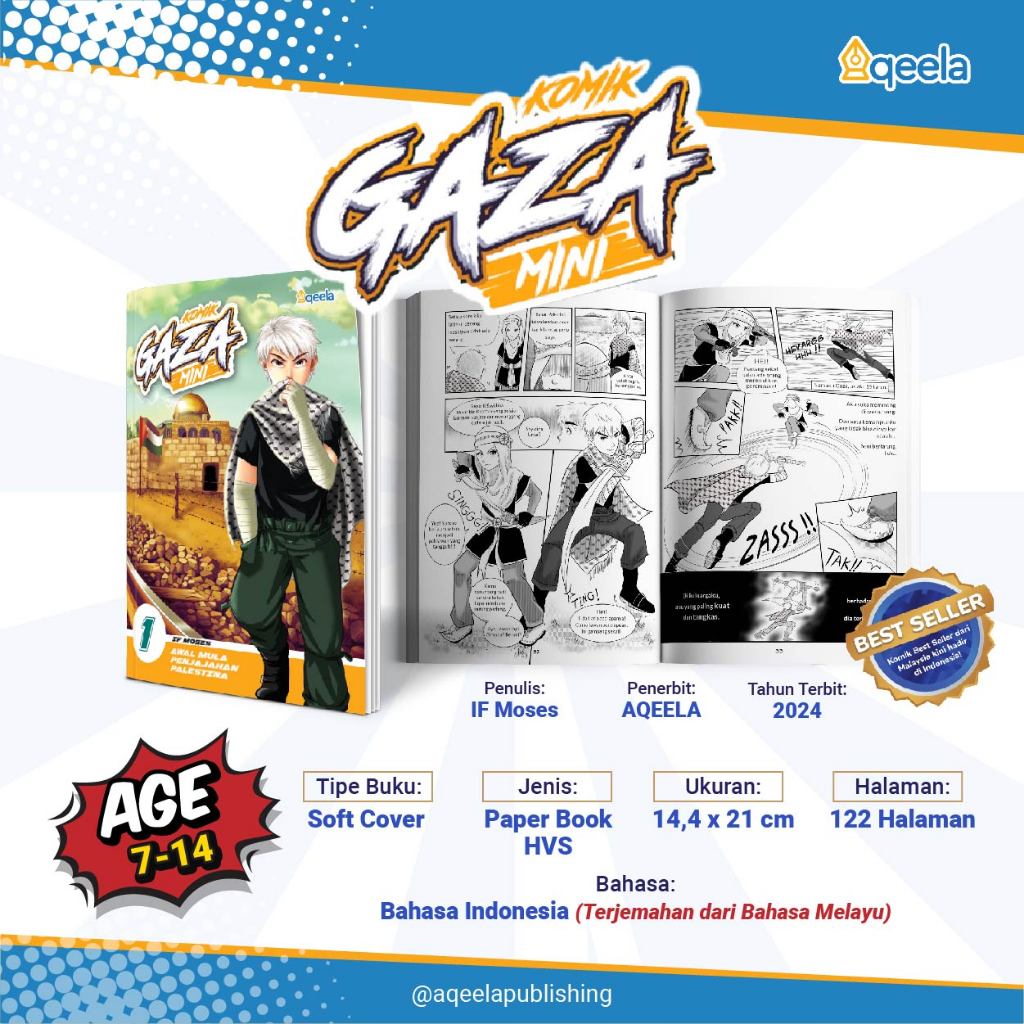 Jual Komik Gaza Mini Vol. 1 - Awal Mula Penjajahan Palestina | Shopee ...