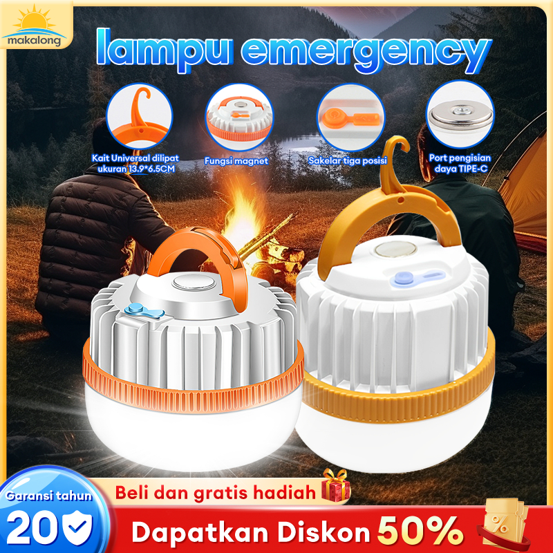 Jual 【Garansi 20 tahun】 Lampu Emergency Gantung Camping LED Tahan air IP67 lampu gantung Bohlam ...