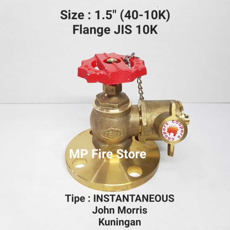 Jual ANGLE HYDRANT VALVE INSTANTANEOUS JOHN MORRIS 1.5 in 1 SINGLE LOCK ...