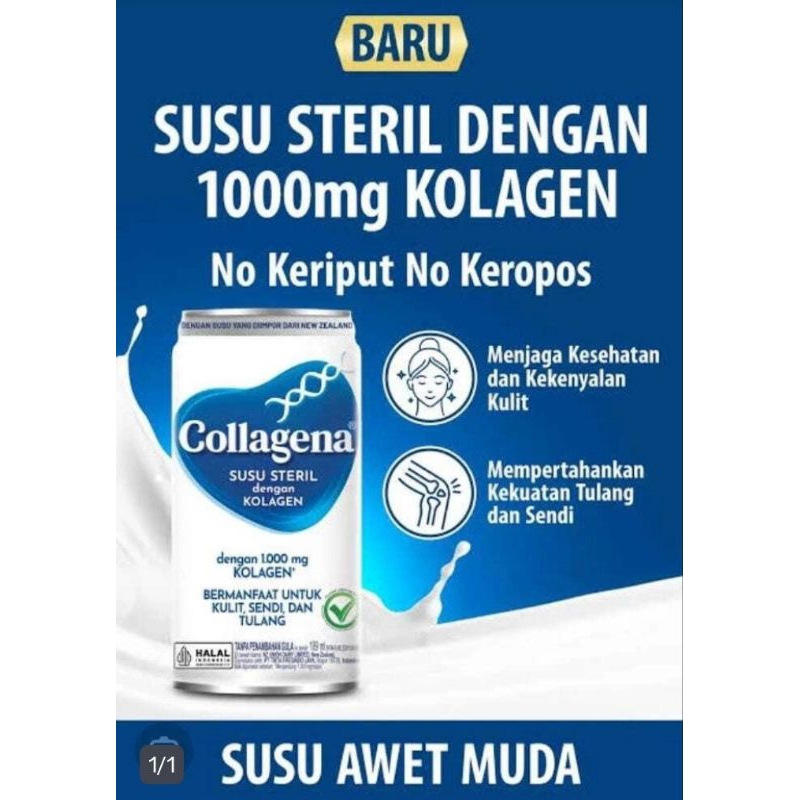 Jual collagena susu steril 189ml | Shopee Indonesia