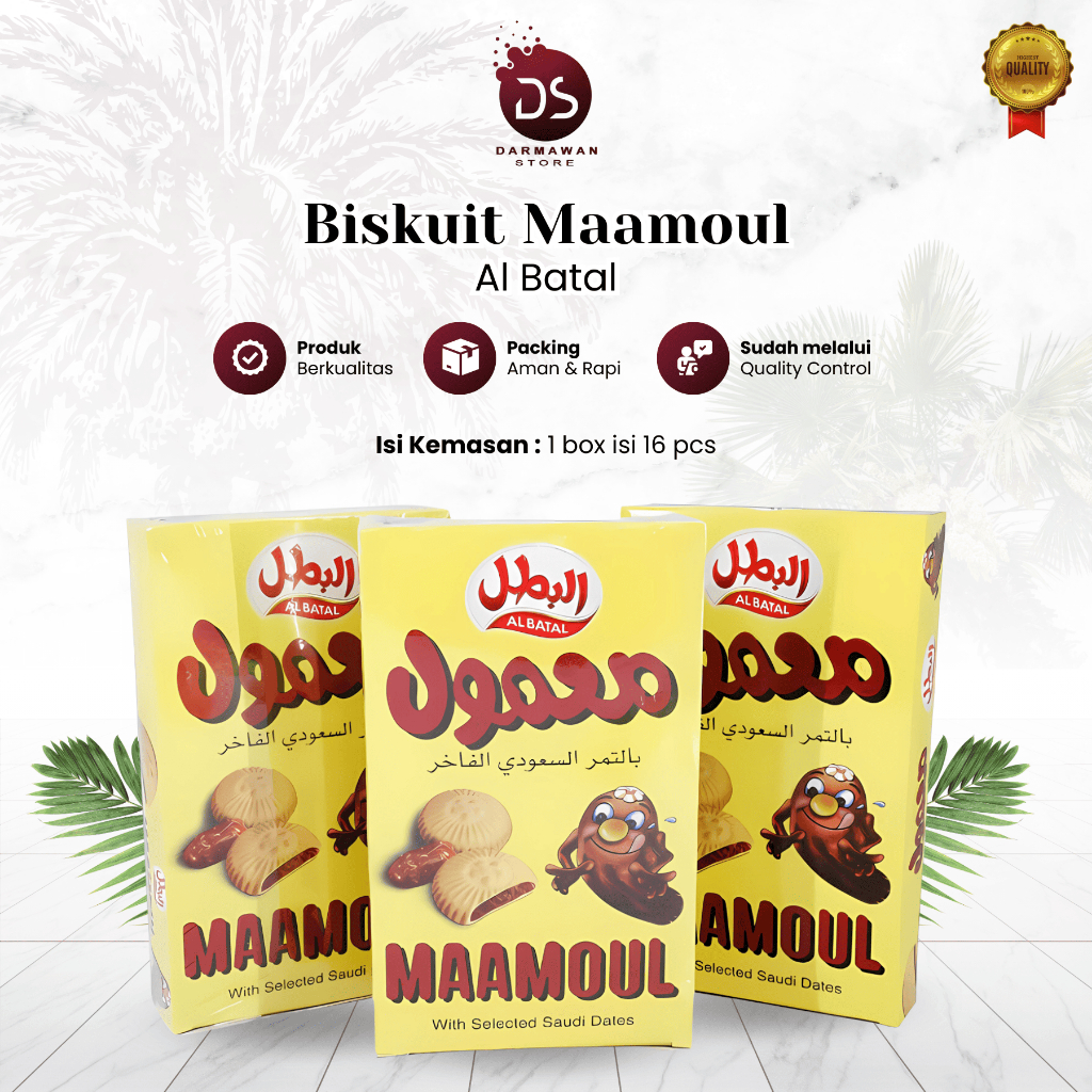 Jual Biskuit Maamoul Mamoul Al Batal Cemilan Biscuit Khas Arab Oleh ...