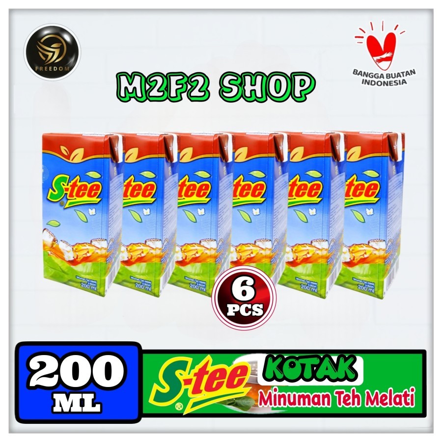 Jual S-tee | Stee Minuman Teh Kotak - 200 ml (Kemsan 6 Pcs) | Shopee ...
