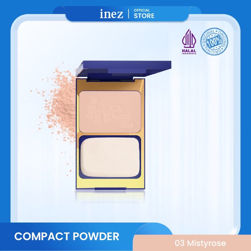 Jual Inez Color Contour Plus Compact Powder (New case) | Shopee Indonesia