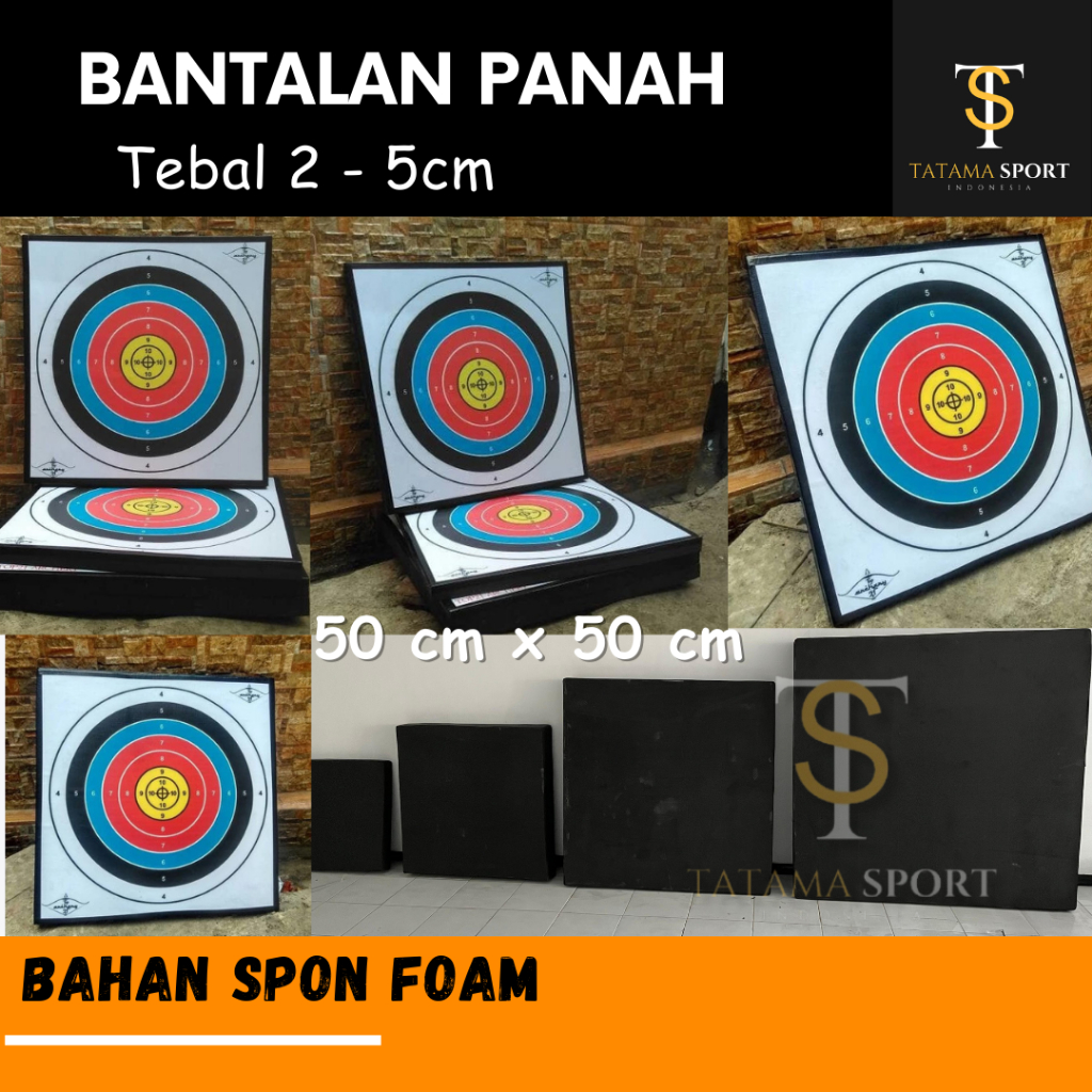 Jual DISKON!! Bantalan Target Panah Panahan Spon Foam Berbagai Ukuran ...