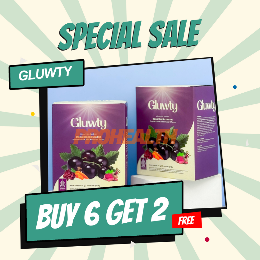 Jual Gluwty Collagen Drink Kolagen Original 75g (8 Box) | Shopee Indonesia