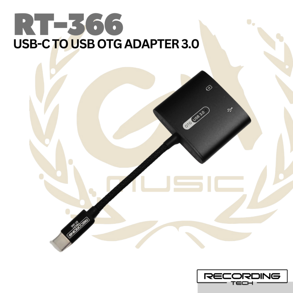 Jual Recording Tech RT-366 USB-C TO USB OTG ADAPTER 3.0 | RT366 ...