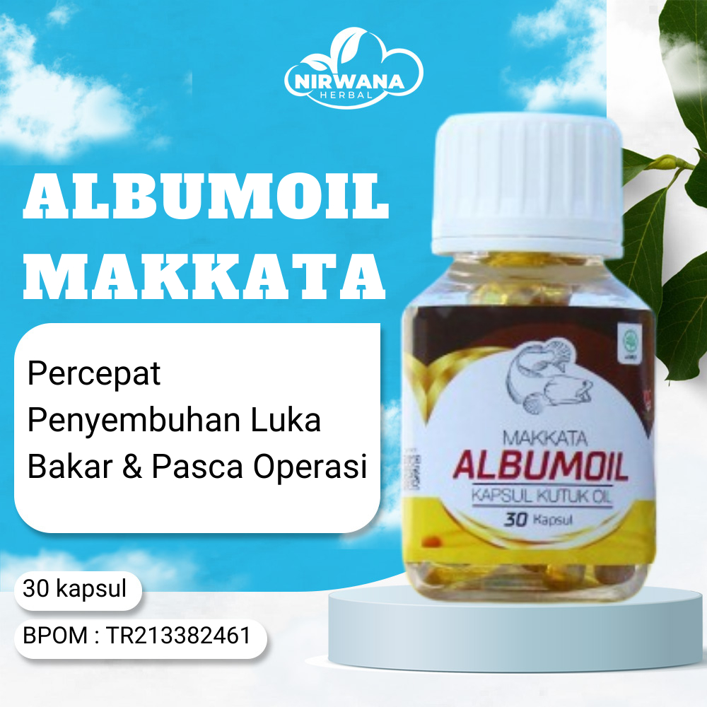 Jual ALBUMOIL MAKKATA MINYAK IKAN GABUS UNTUK LUKA, BEKAS LUKA, Obat Luka Bakar, dan Pasca ...