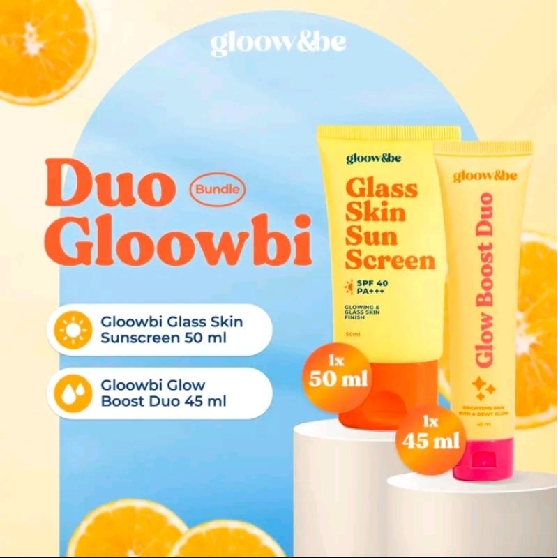 Jual Glowbe Duo Glowbi Sprei Hitam SPF 40 PA+++ 50 ml | Shopee Indonesia