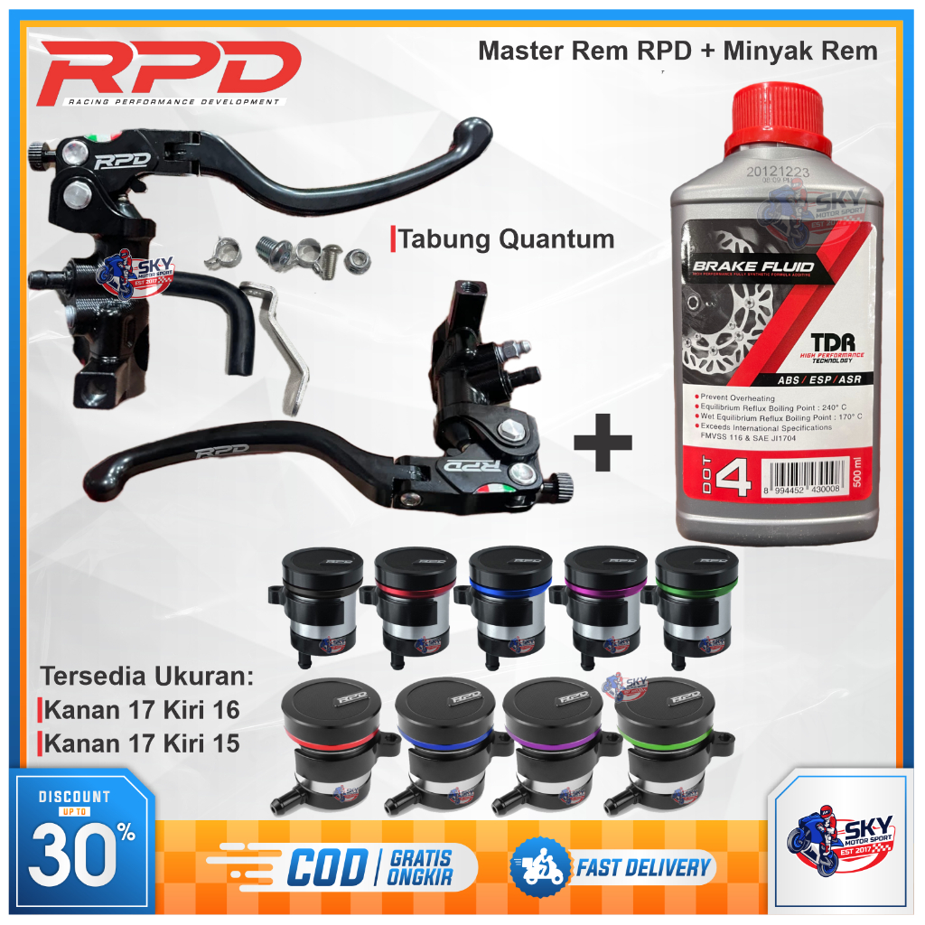 Jual Master Rem RPD Free Minyak Rem Nmax Xmax Pcx Adv Vario 160 ABS ...