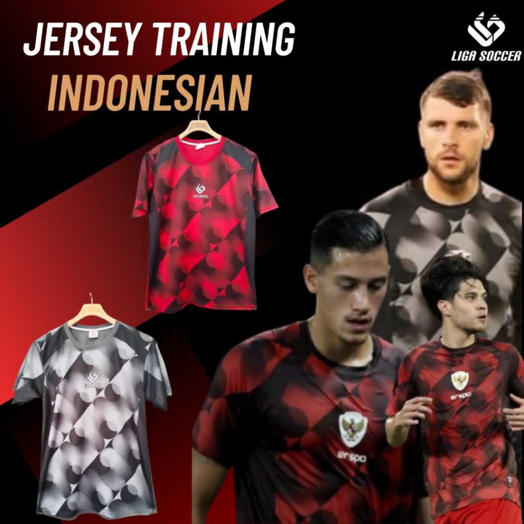 Jual Jersey Pre Match Training Timnas Indonesia 2024 //BAHAN MILANO ...