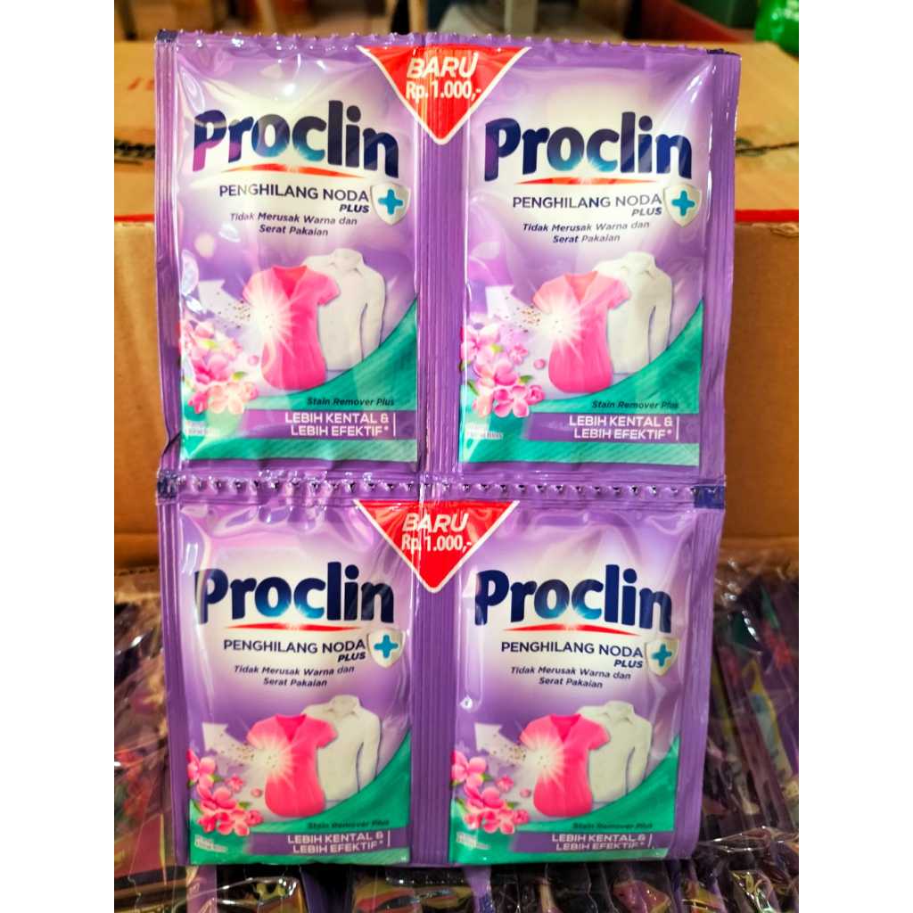 Jual Proclin penghilang noda plus. kemasan renceng 24 pcs (12,5 ml ...