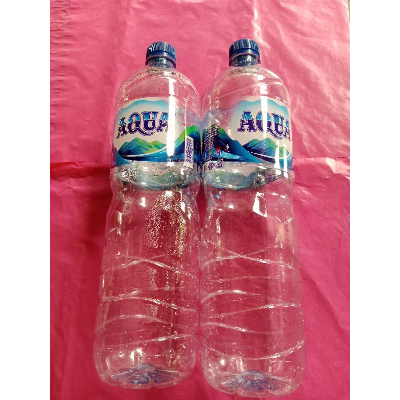 Jual botol bekas aqua ukuran 1.500ml kondisi bagus sekali pakai ...