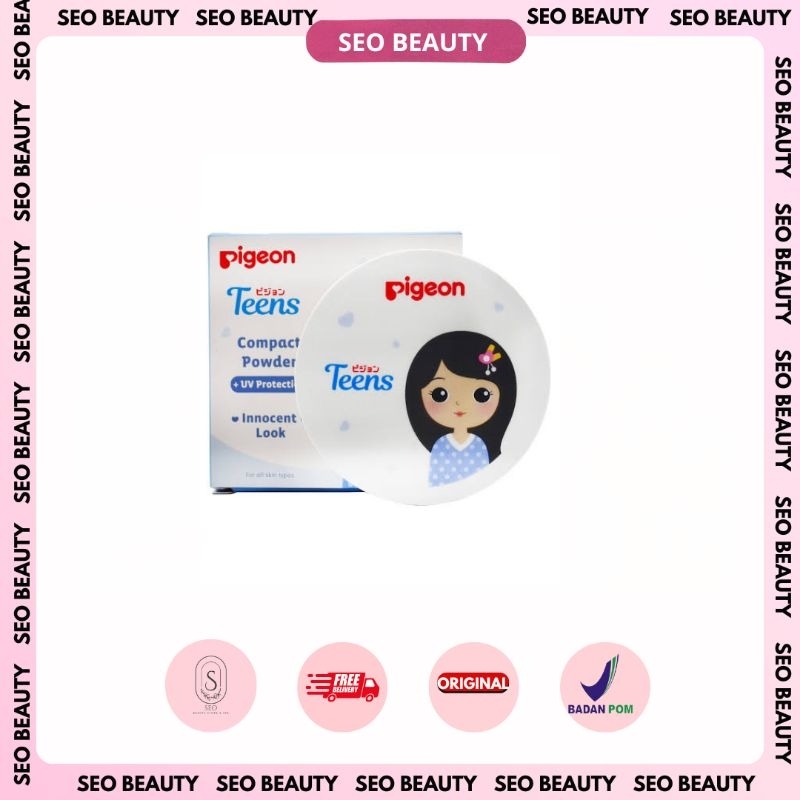 Jual Seo Beauty Pigeon Compact Powder + UV Protect | Shopee Indonesia
