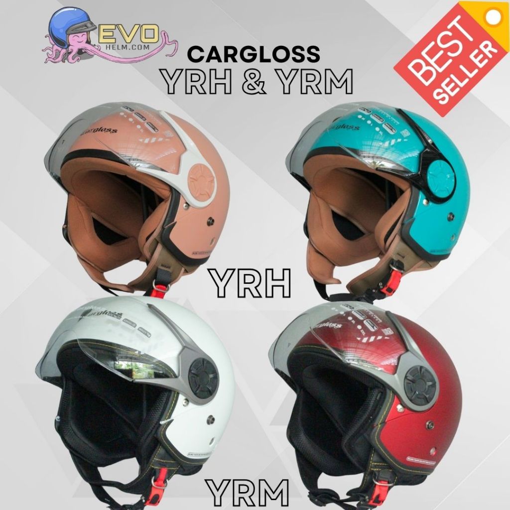 Jual CARGLOSS HELMET OFFICIAL, CARGLOSS HIJAB YRH & YRM SOLID MOTIF ...