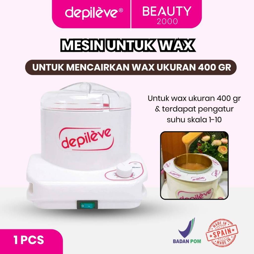 Jual DEPILEVE MESIN PEMANAS UKURAN WAX 400 GR | Shopee Indonesia