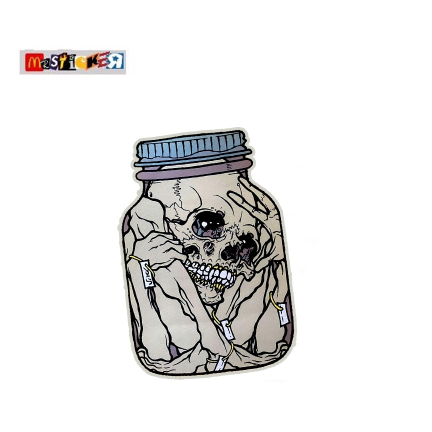 Jual sticker Pushead jar of pus graphic diecut stiker | Shopee Indonesia