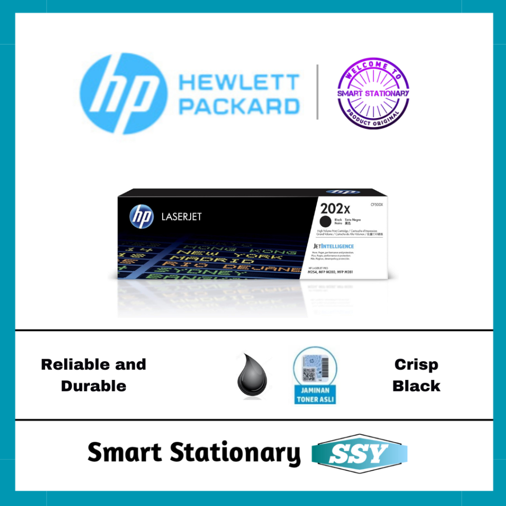 Jual Toner HP 202X High Yield Black Cyan Yellow Magenta Original ...