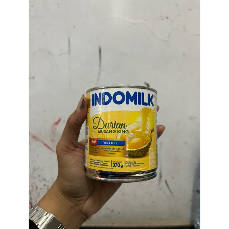 Jual Indomilk Durian Musang King Thick & Tasty 370g | Shopee Indonesia