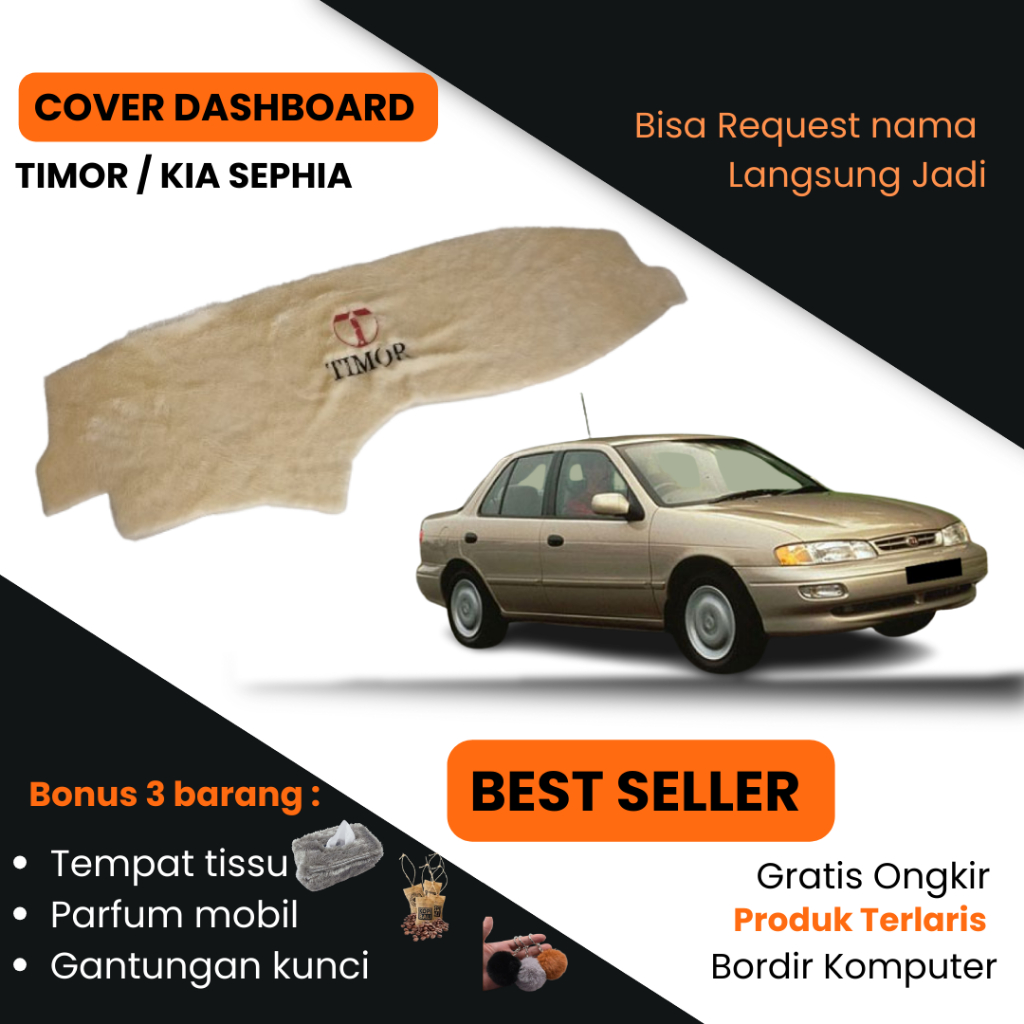 Jual Cover alas karpet dashboard timor kia sephia 20 warna bisa custom ...