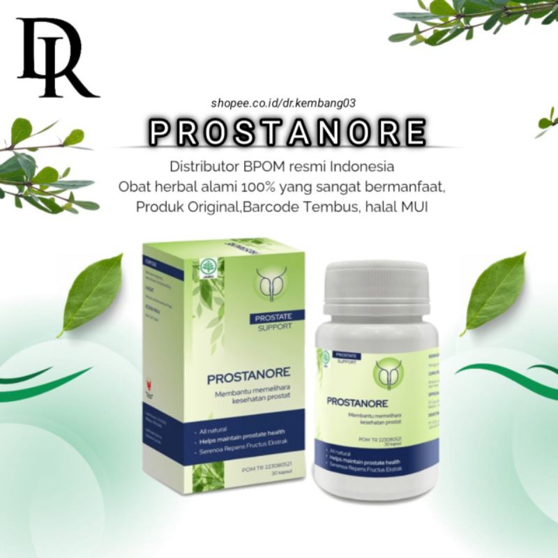 Jual Prostanore Obat Prostat Herbal Ampuh Asli Original Resmi BPOM ...