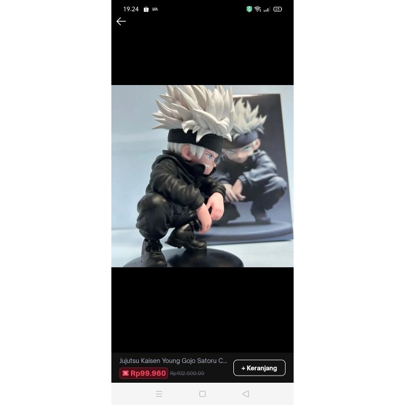 Jual Jujutsu Kaisen Young Gojo Satoru Chibi Statue Kawali Figure ...